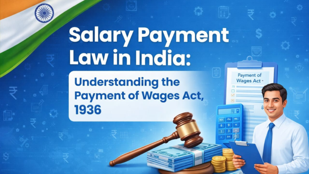 Salary Payment Law in India: Understanding the Payment of Wages Act, 1936
